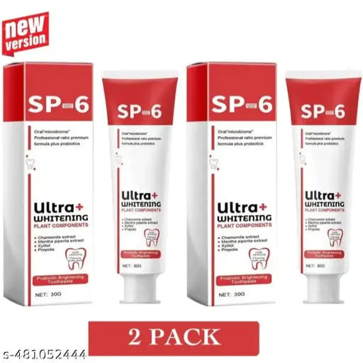 SP-6 Ultra Whitening Teeth Toothpaste (30g) Pack of 2 – Springkart