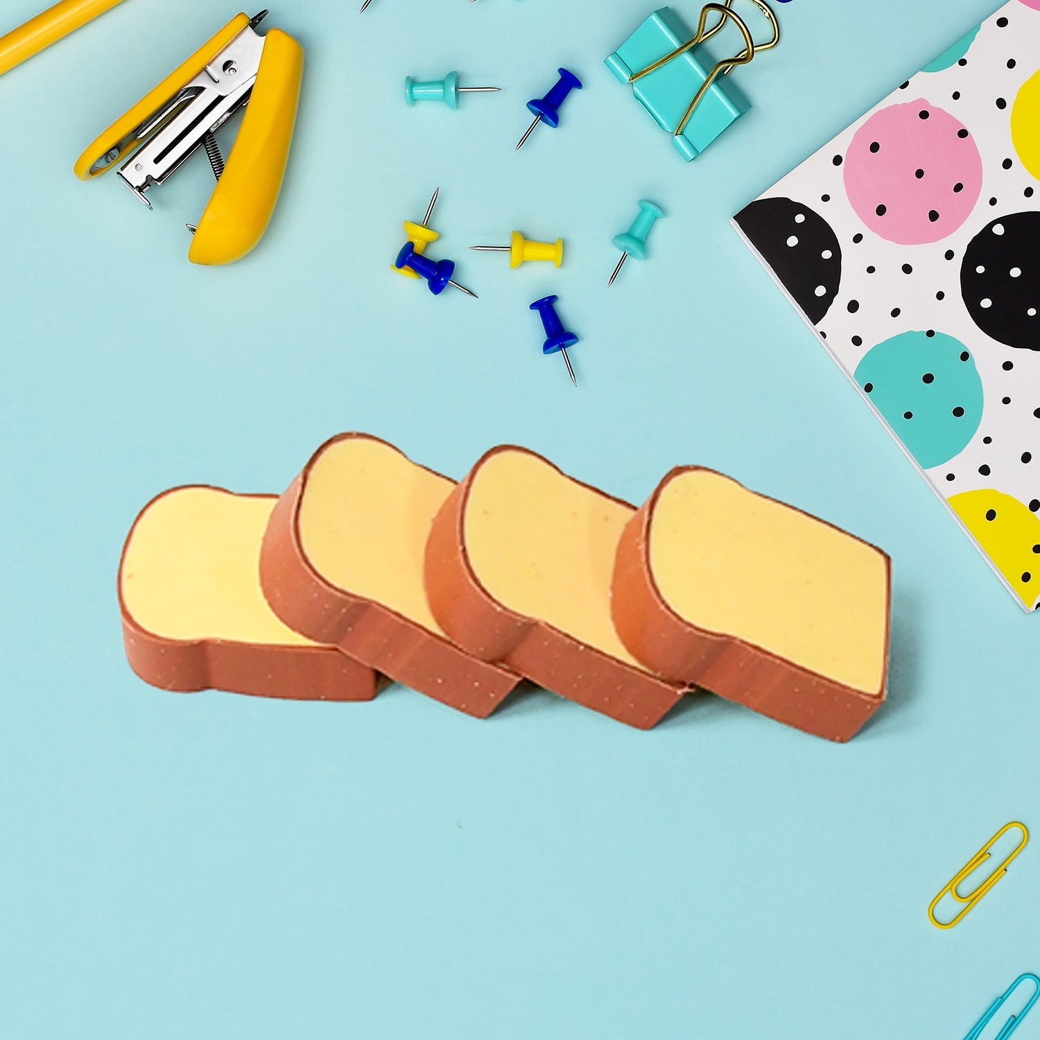 Fun 3D Toast Bread Shaped Eraser | Perfect Gift for Kids – Springkart