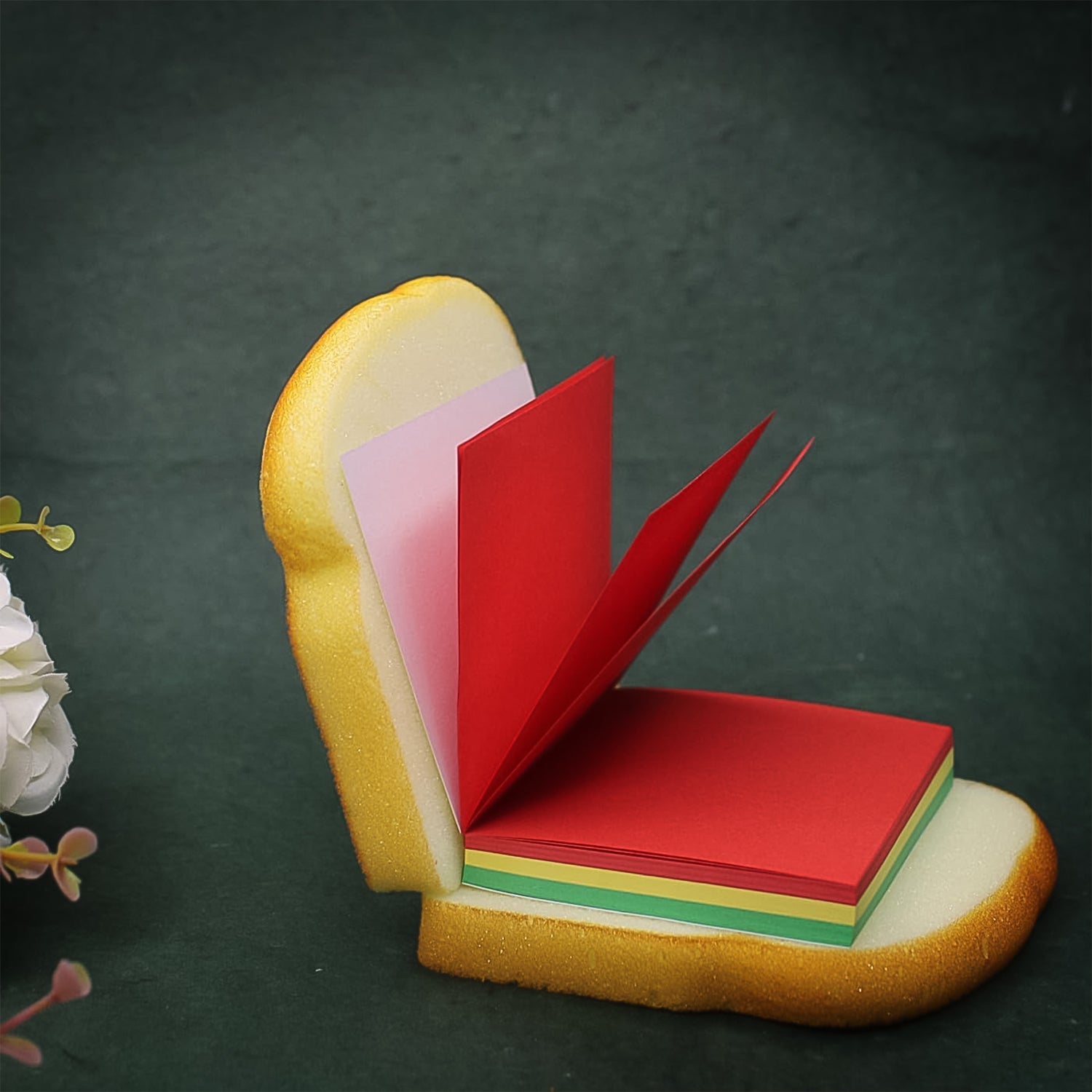 8072 Sandwich Shaped Notepad / Sticky Notes / Memo Pads, Unique Mini ...