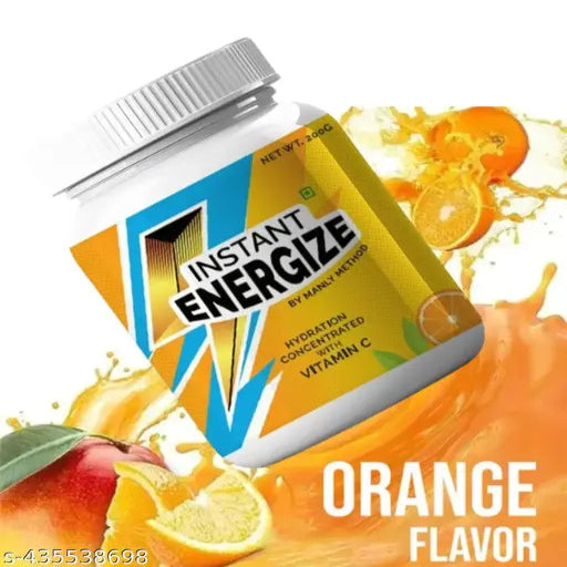 Instant Energy & Hydration Orange Flavour Glucose - Energize Re-hydrat ...