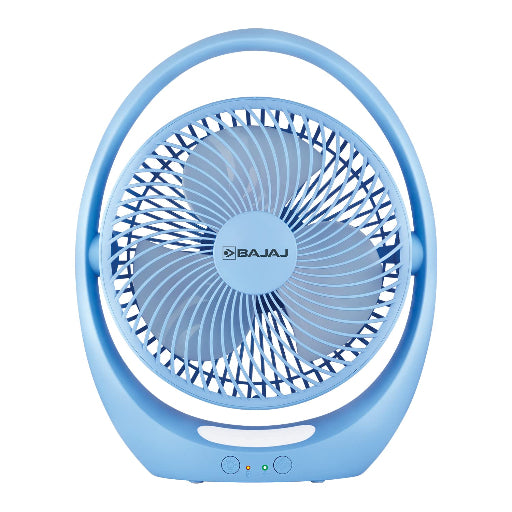 Bajaj Pygmy Go 178MM Mini Fan with LED Lighting | Rechargeable | USB C ...