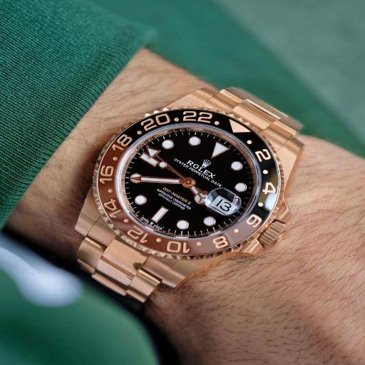Rolex GMT (GMT II BeetRoot) Master Ever Rose Edition Automatic movemen ...