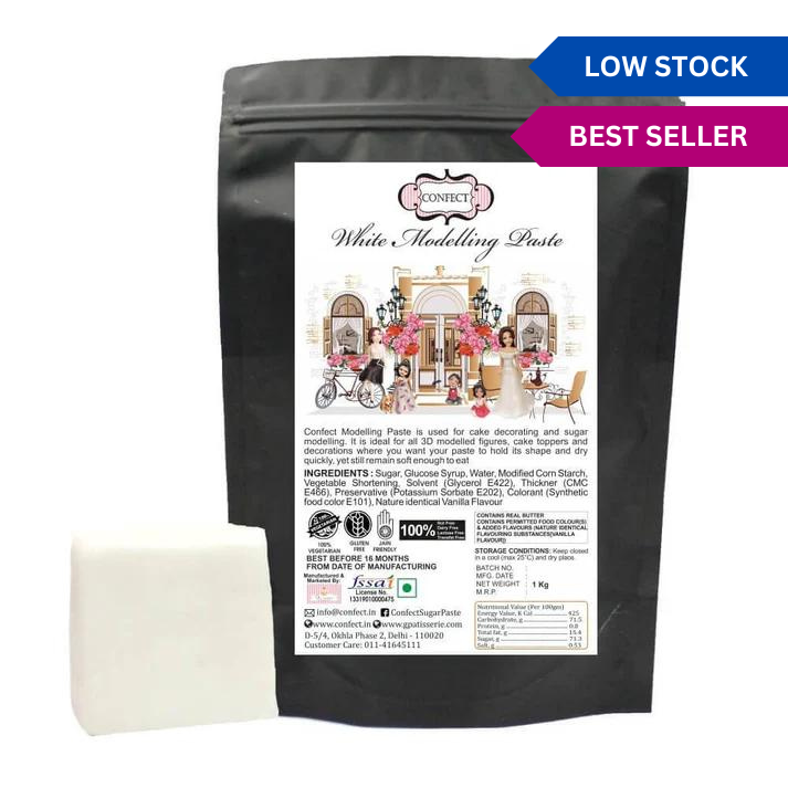 White | Edible Modelling Paste 1 Kg – Springkart