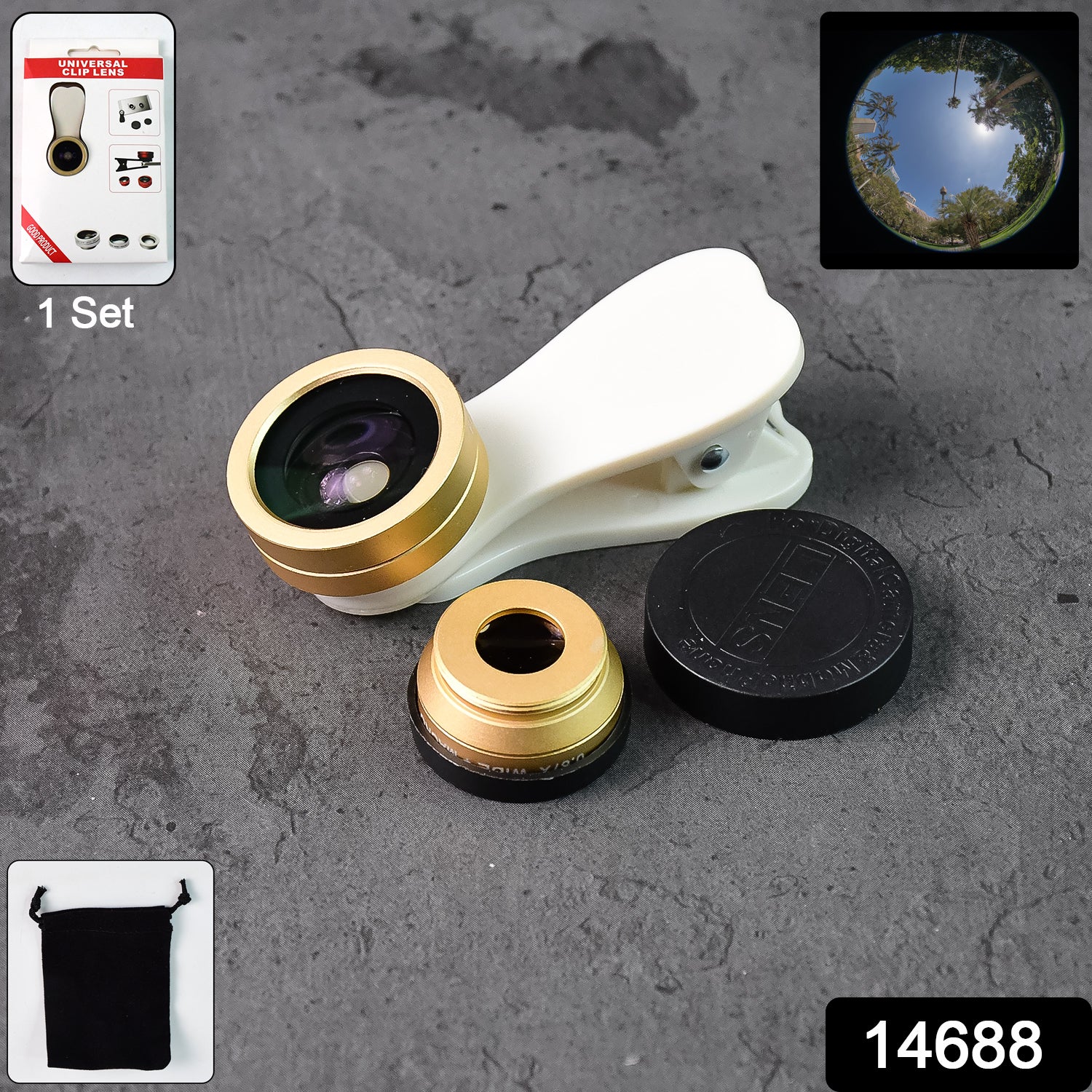 Universal Clip-on Mobile Camera Lens Kit (1 Set) – Springkart