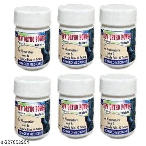 Ortho Power Tablets Pack of 6 Bottles Tablets (6 x 40 Units) – Springkart