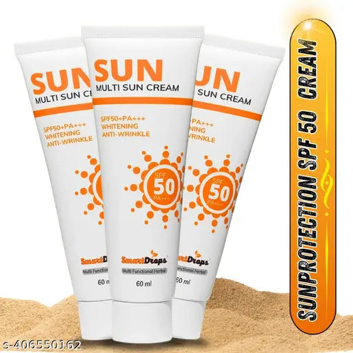 Smartdrops Sunscreen-SPF 50+PA+++ Whitening Anti-Wrinkle Sunscreen |(6 – Springkart