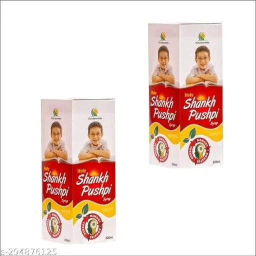 Shankhpushpi Syrup For boost memory power|Brain Tonic - 220 ml ( Pack ...