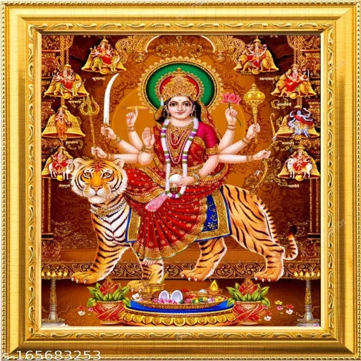 Sherawali mata/Durga Maa/Nav Durga on Tiger/MATA vaishno Devi (6inches ...