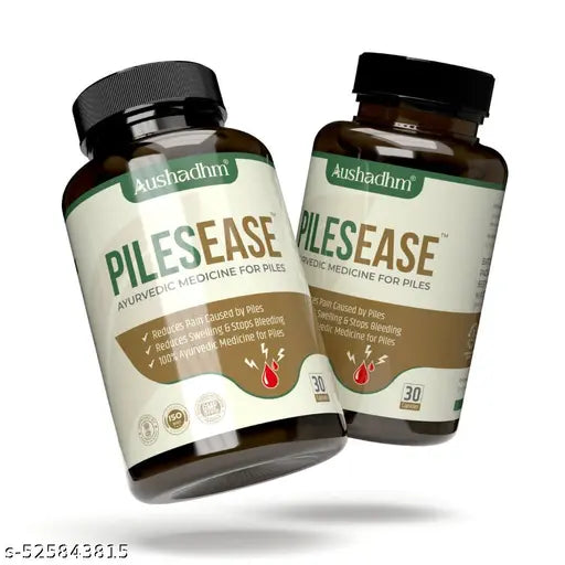 Aushadhm Pilesease Capsule, Comprehensive Solution for Hemorrhoids and ...